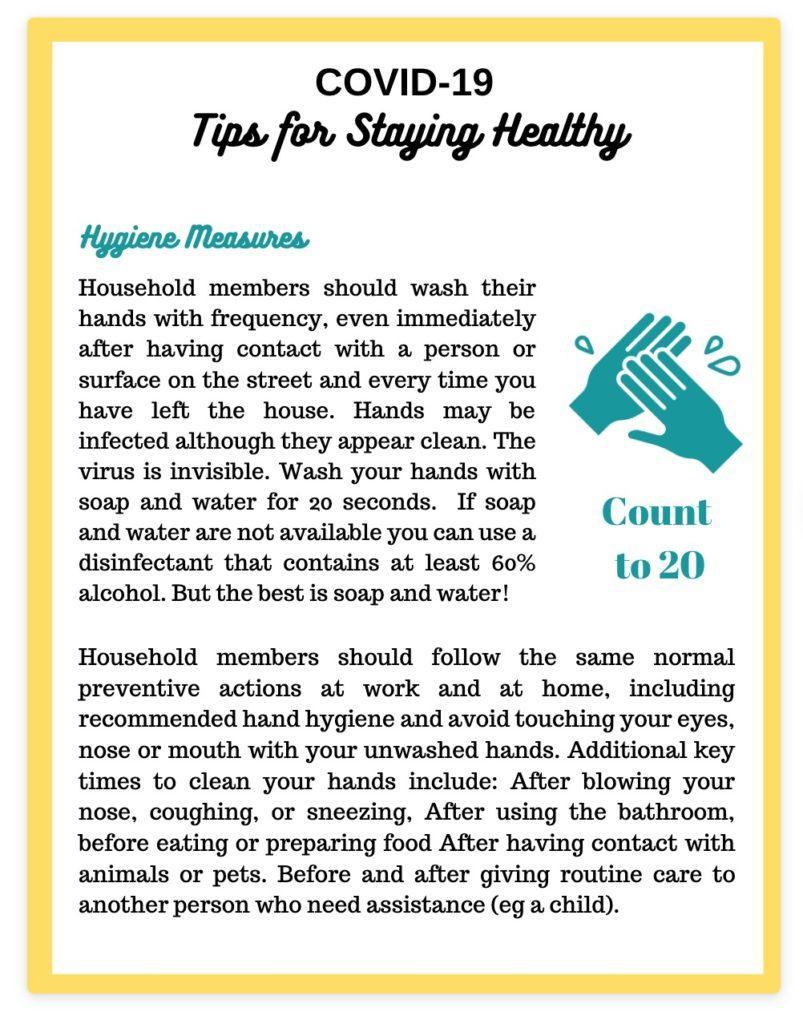Tips for Staying Safe | Be Well San Miguel | Patient Advocacy in San ...